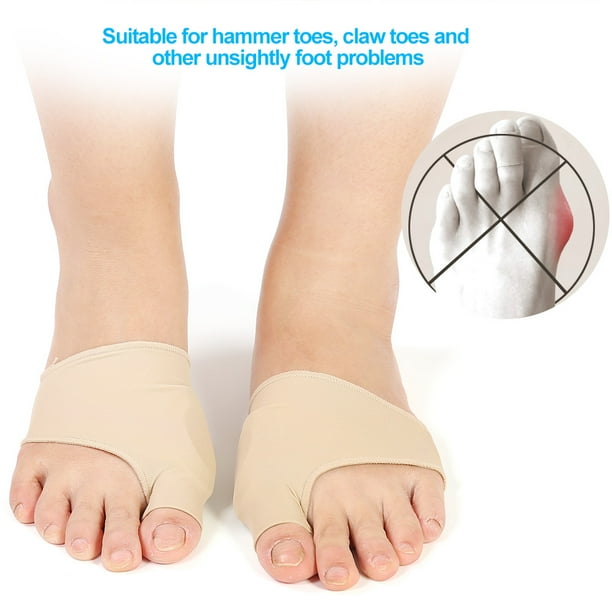 Hallux Valgus Corrector,Silicone Bunion Straightener Hallux Toe ...