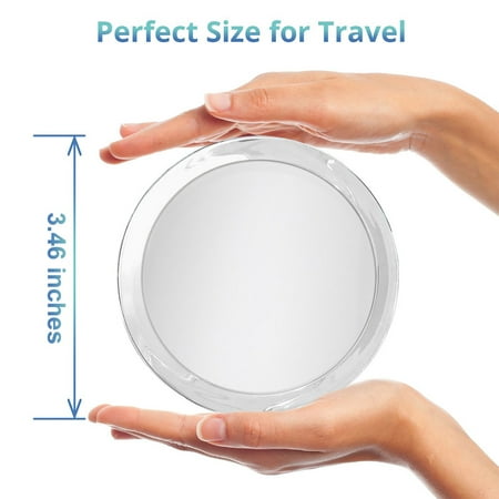 15X Magnifying Mirror Facial Makeup Cosmetic Absorption Shaving Home ...