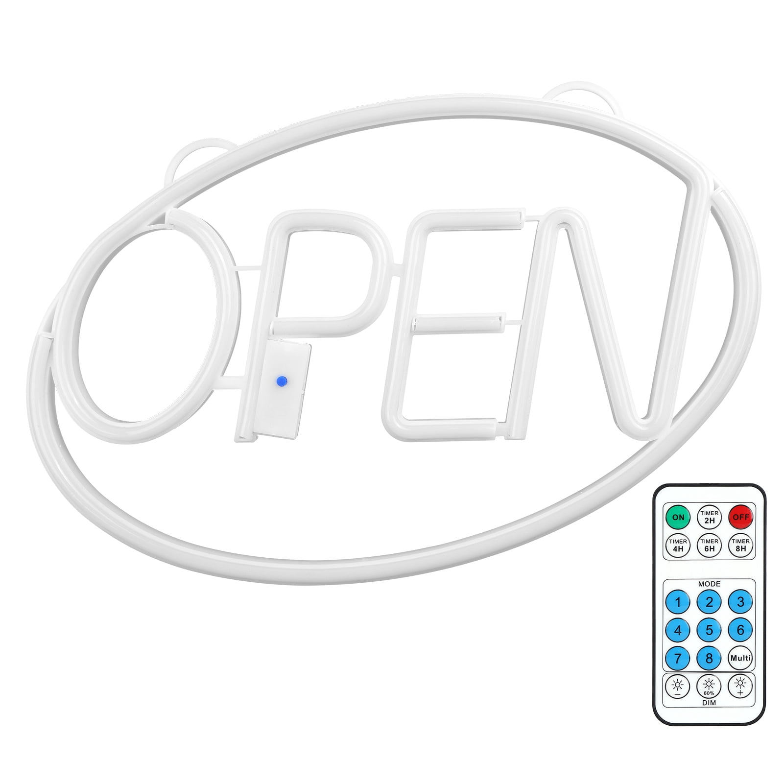 Tienda de letreros LED Neon Open Sign Display Window Hanging Light con ...