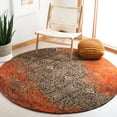 SAFAVIEH Classic Vintage Adelaide Abstract Area Rug, Rust/Brown, 8' x ...