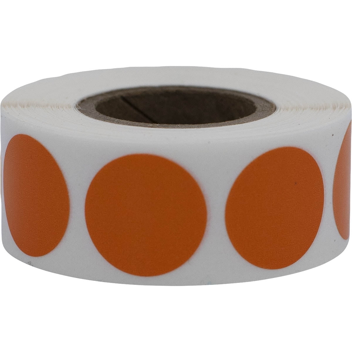 Hot Orange Circle Dot Stickers | 0.75" Inch Round | 500 Pack - Walmart.com