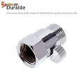 Full Brass G1/2" Flow Quick Control Shut-OFF Valve Shower Head Hand ...