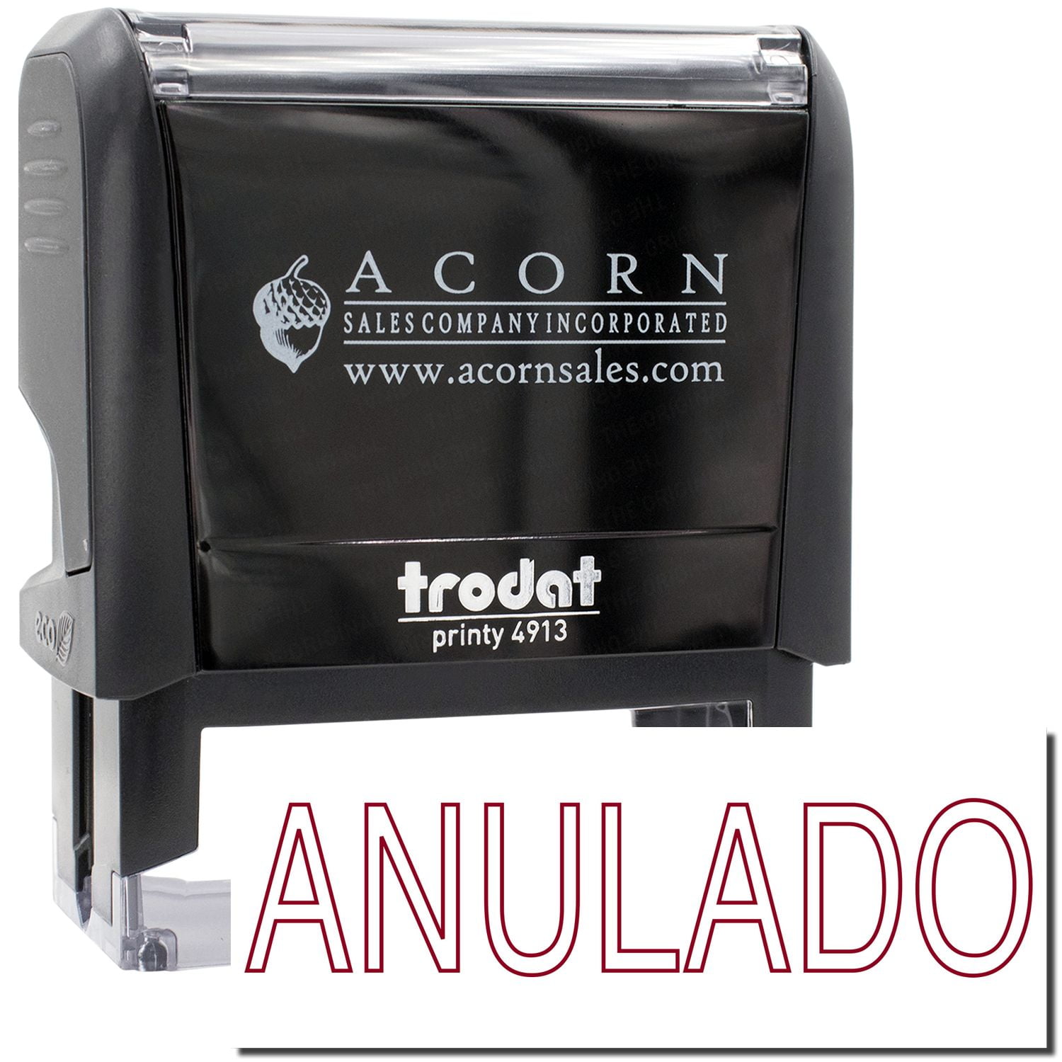 Large Self-Inking Outline Anulado Stamp, Trodat Printy 4913, Press and ...