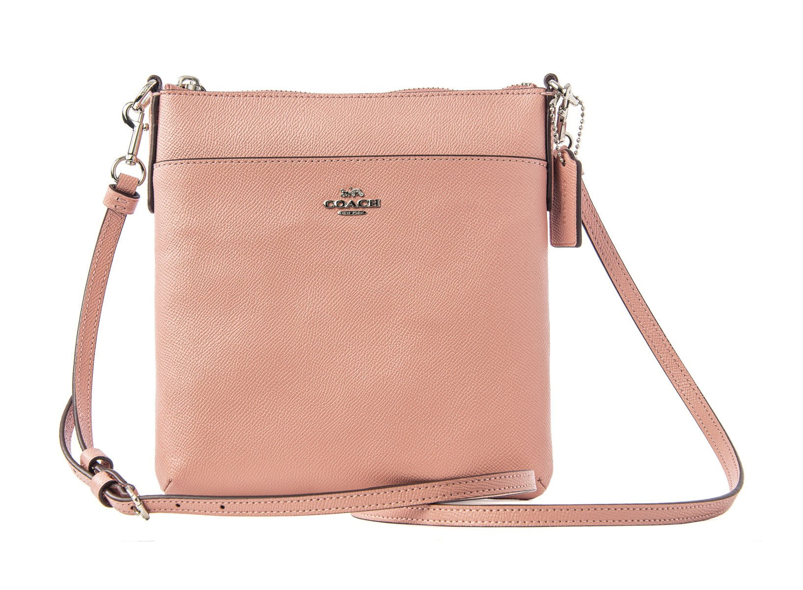 Coach - COACH Womens Messenger Crossbody in Crossgrain Leather Pink Bag ... Coach - COACH Womens Messenger Crossbody in Crossgrain Leather Pink Bag ...