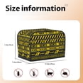 Danger Caution Warning Police Stripe 2 Slice Toaster Cover Bread Maker ...