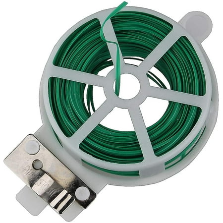 TENNEN Green tie wire garden wire gardening wire tie wire harness（20m ...