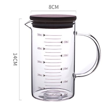Simax Glass Measuring Cup Four Cup (32 Ounce), Borosilicate Glass ...