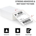 1000 4x6 Thermal Shipping Labels Fanfold, Direct Thermal Printer Labels ...
