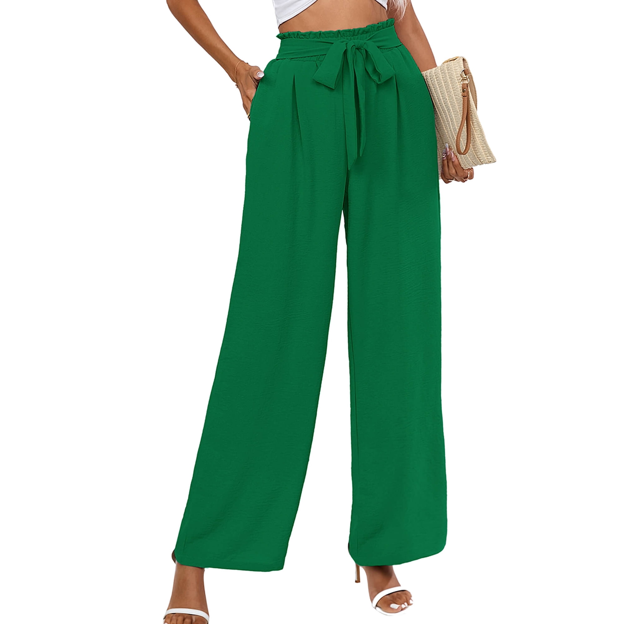 Click here for Chiclily Women Wide Leg Pants With Pockets High Wa... prices