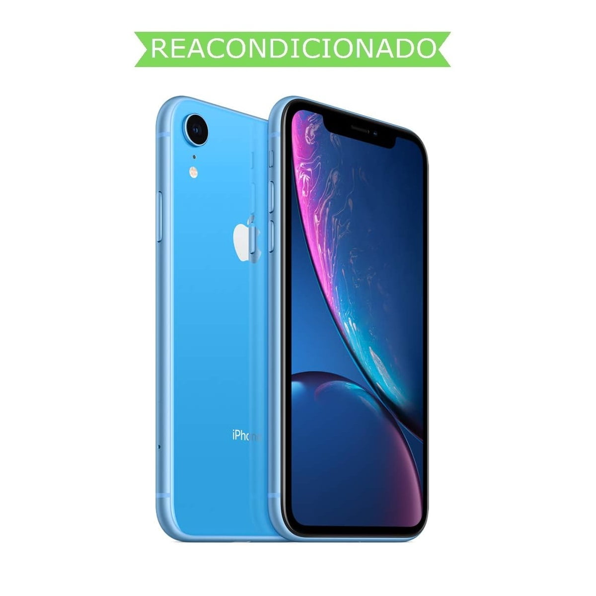 IPhone XR Apple azul 64GB desbloqueado reacondicionado | Bodega Aurrera ...
