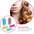 WESIEVYA Wavy Hair Styling Tool, Assorted Color Plastic Curlers for ...