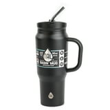 TAL Stainless Steel Basin Water Bottle with Handle 30 fl oz, Black ...