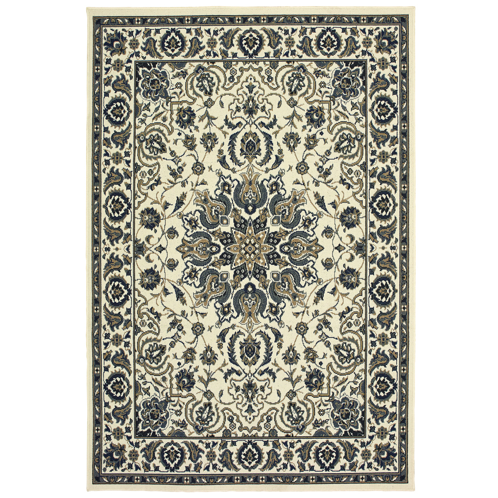 Sphinx Marina Area Rug 1248W Ivory Scrolls Petals 5 3 X 7 6 Sphinx Marina Area Rug 1248W Ivory Scrolls Petals 5 3 X 7 6