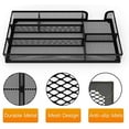 Desk Drawer Organizer, Small Metal Mesh Drawer Organizer Tray, Office ...