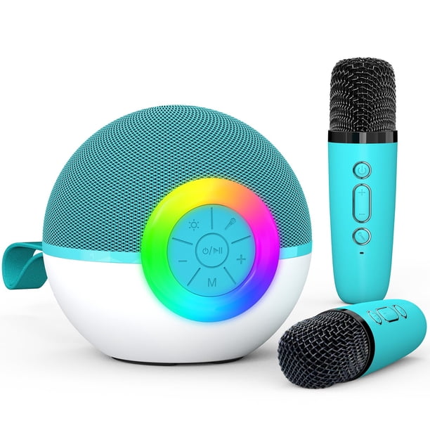 Máquina de micrófonos para karaoke Heroange con 2 micrófonos ...
