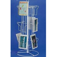 "Walmart 4-Tier Greeting Card Rack, 24 Pockets, 29"" Tall, Hexagon Wire ...