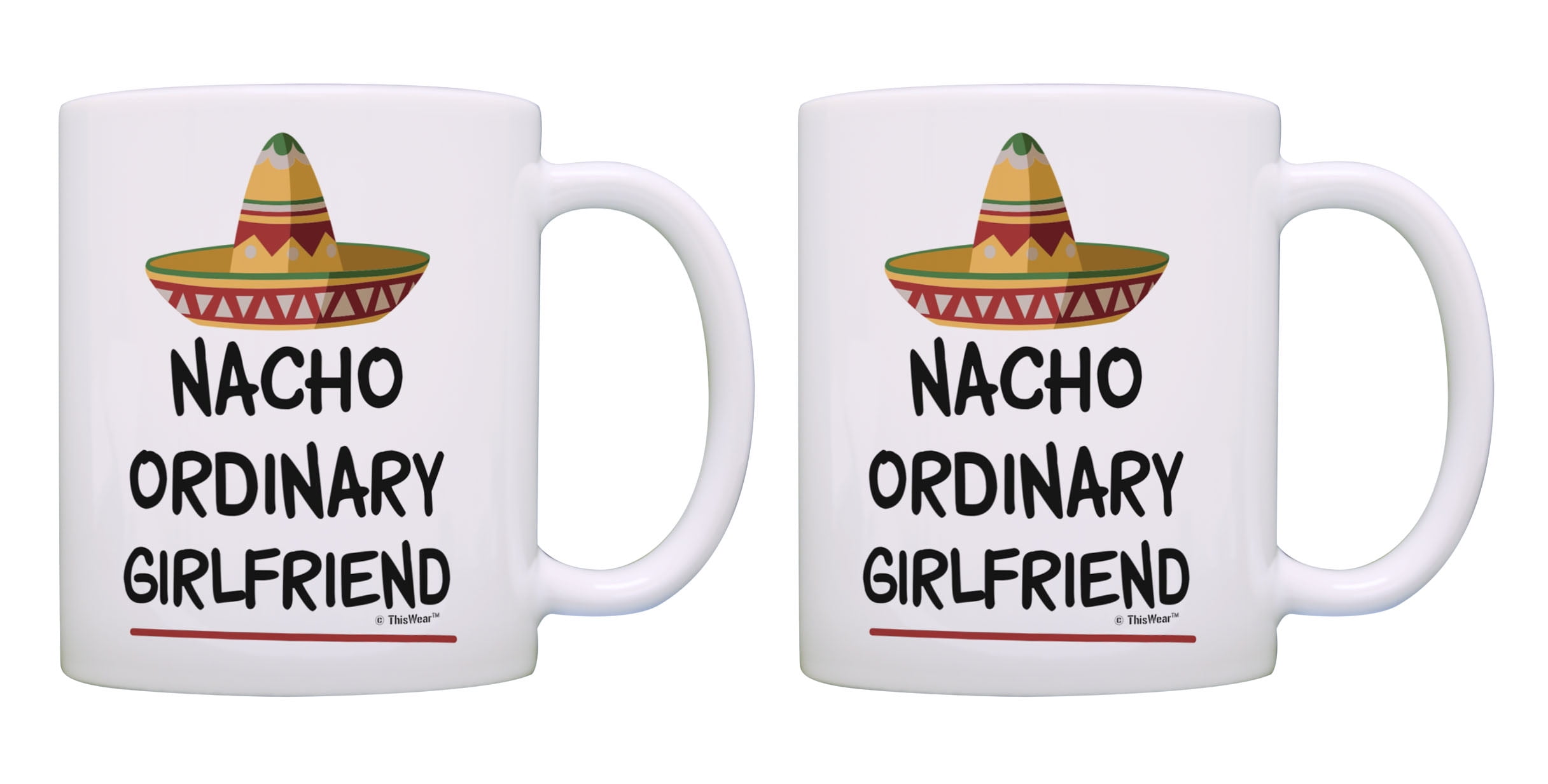 ThisWear Valentines Day Gifts for Women Nacho Ordinary Girlfriend Pun ...