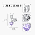 12 Month Birth Flower Necklace for Women 925 Sterling Silver 12 ...
