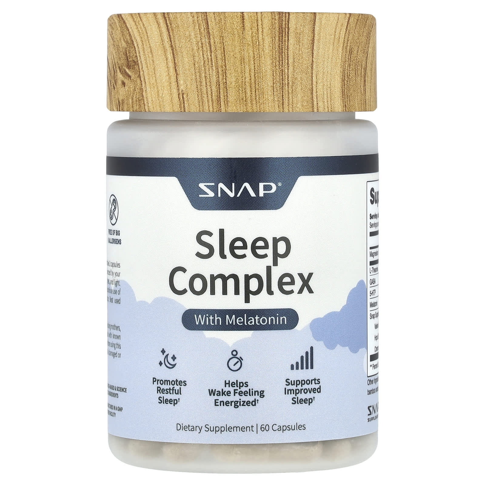 Snap supplements Sleep Complex with MEL 60ct | Bodega Aurrera en línea