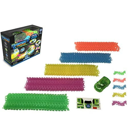 Mindscope Twister Tracks Neon Glow in The Dark 221 Piece (11 feet) of ...