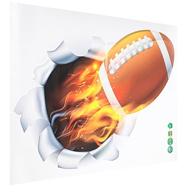 VWAQ Football Scoreboard Wall Sticker - Peel and Stick Sports Decor ...