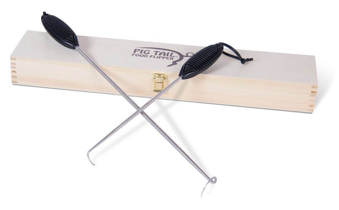 Jaccard 201313P Pigtail Food Flipper Original Hardwood 12" + 19" Combo ...