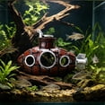 Aquarium Cave Hideout Decoration for Fish, Shrimp and Turtles – Resin ...