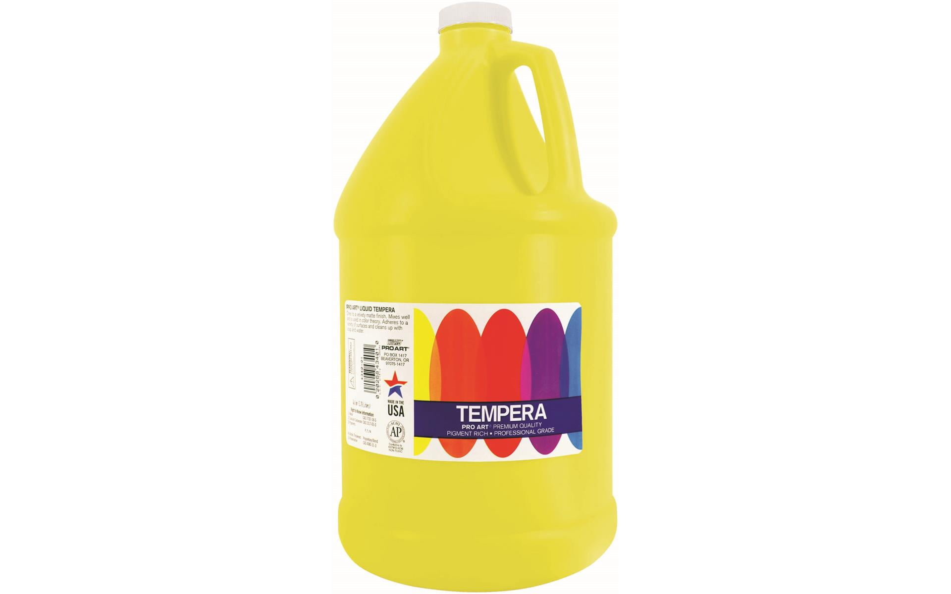 Pro Art Liquid Tempera Paint Gallon Yellow - Walmart.com