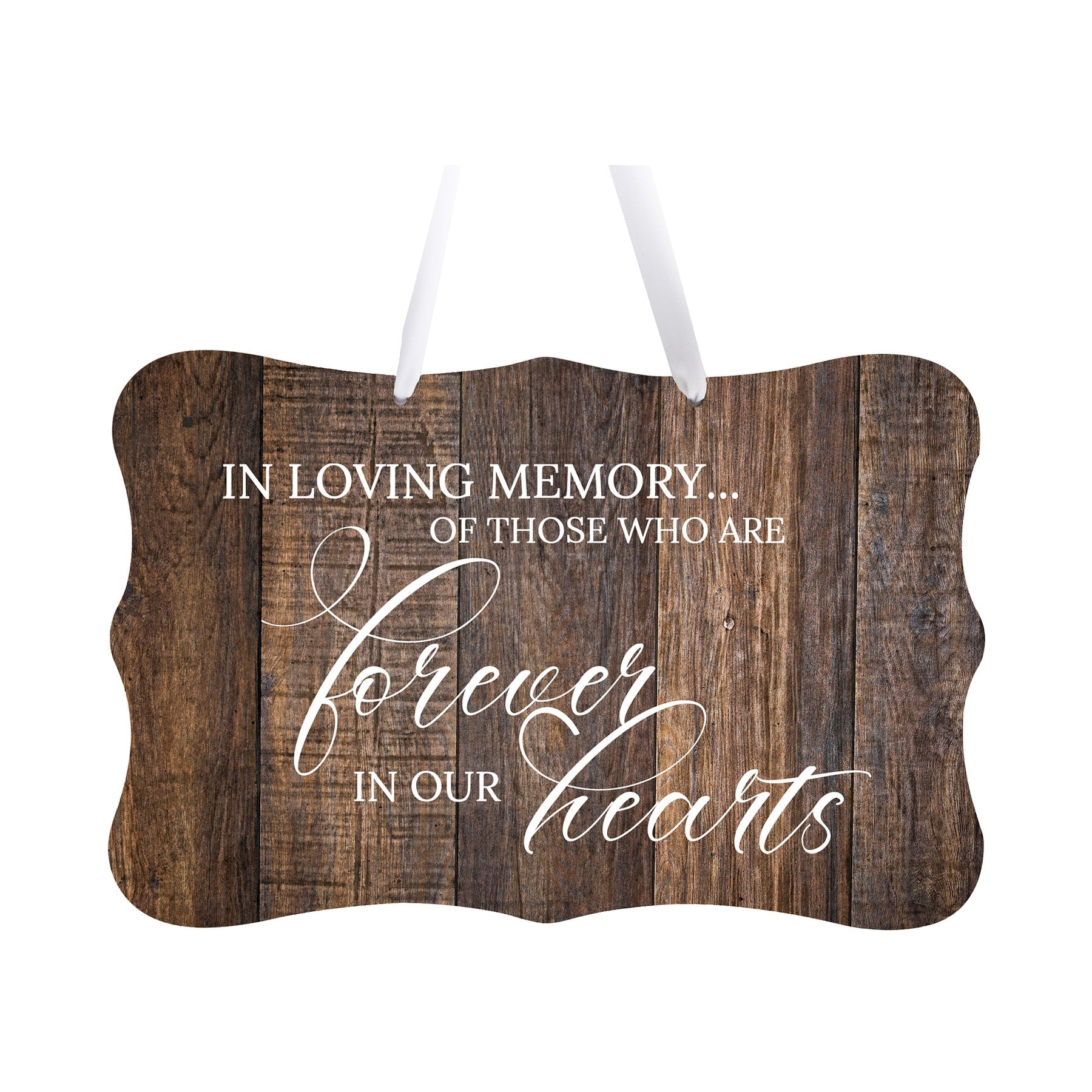 LifeSong Milestones Wooden Memorial Wall Sign Hanging Decor 8x12 for ...