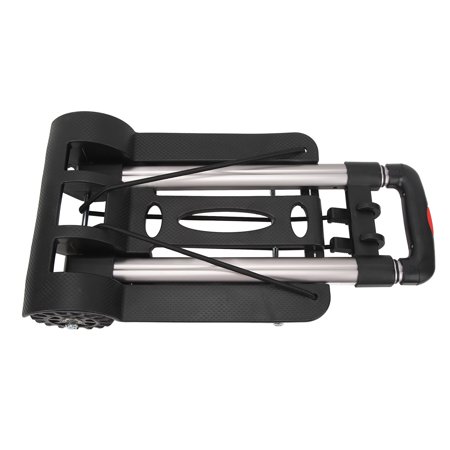 Hand Push Cart, Foldable 110lb Bearing Hand Truck Telescopic Handle ...