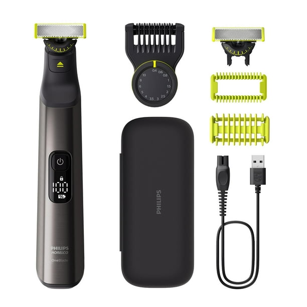 Philips Norelco OneBlade 360 Pro Face + Body Electric Beard Trimmer ...