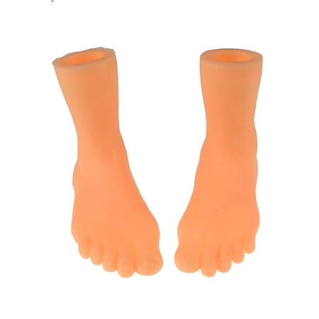 Funny Simulation Left Right Mini Feet Finger Sleeve Puppets Children ...