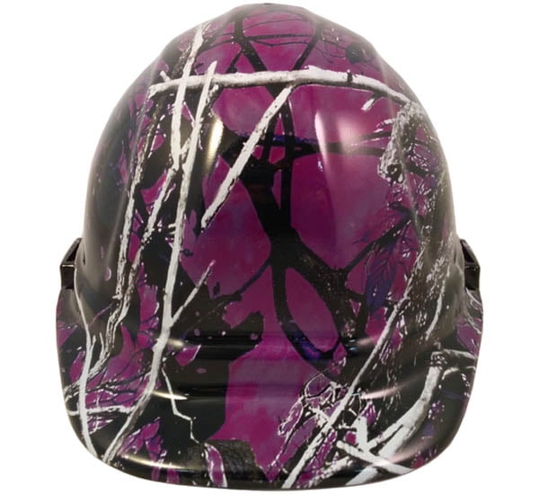 Muddy Girl Purple Hydro Dipped Hard Hats Cap Style - Walmart.com