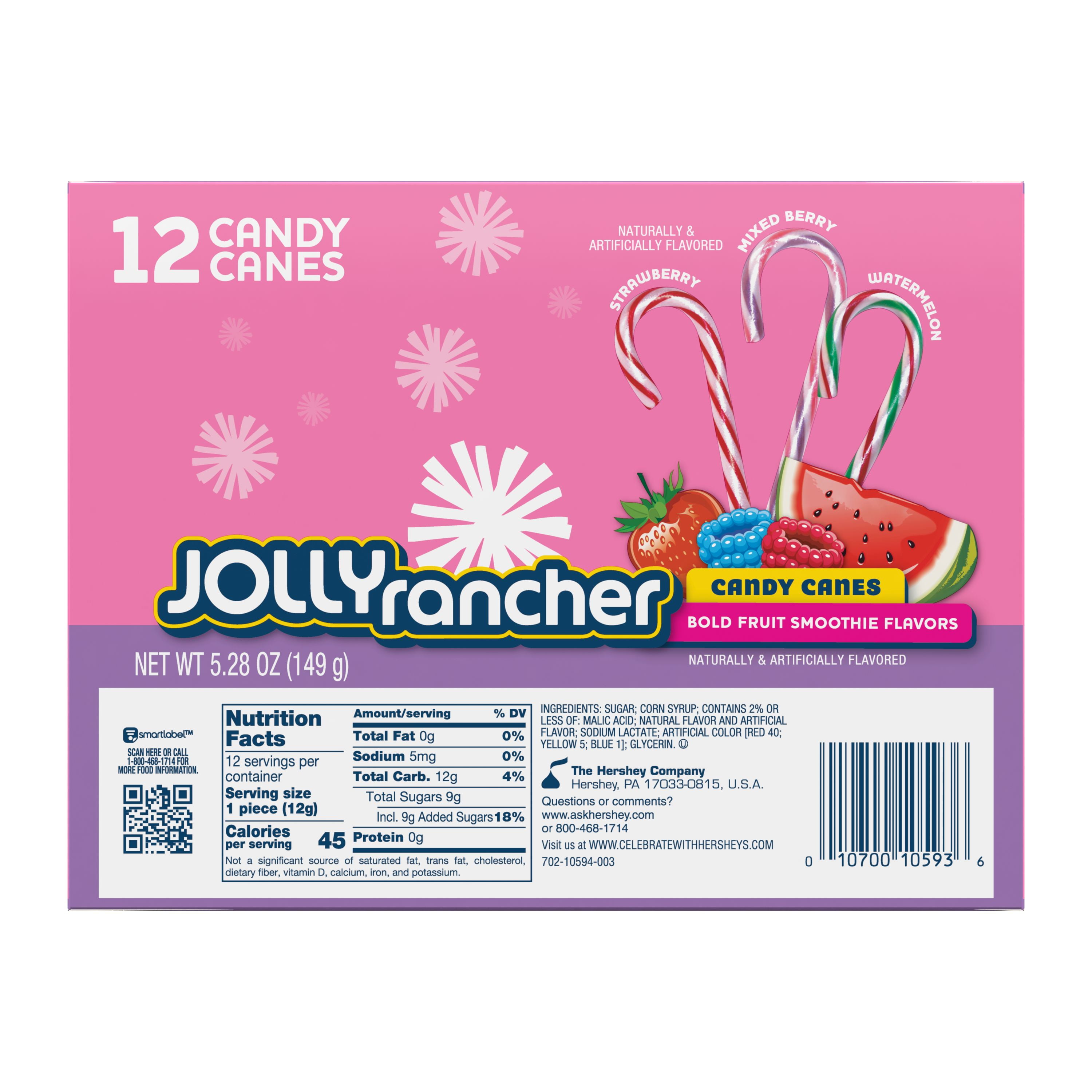 Jolly Rancher Candy Canes
