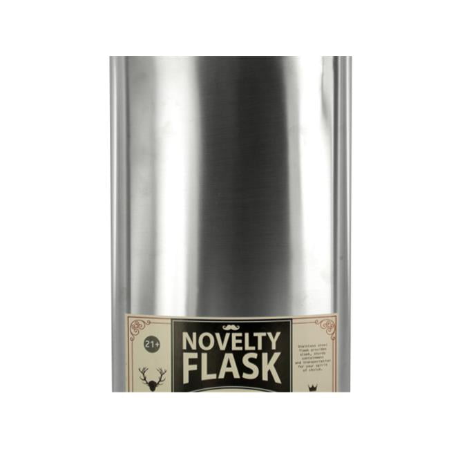 Bulk Buys OL590-2 Oversized Stainless Steel Novelty Flask - 2 Piece ...