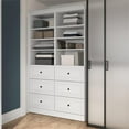 Bestar Versatile 50" Engineered Wood Closet Organization System in ...
