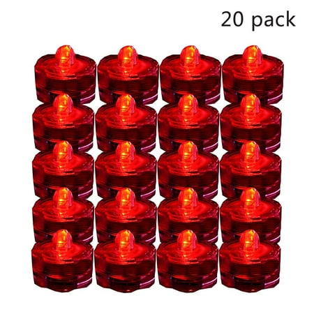 SUPER Bright LED Floral Tea Light Submersible Lights For Party Wedding ...