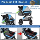 HPZ Pet Rover Premium Pet Stroller - Walmart.com
