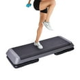 Costway 43'' Aerobic Stepper Step Cardio Fitness Exercise Adjust 4''-6 ...