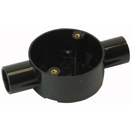 PRO POWER - 2-Way Through Box - 20mm System - Black | Walmart Canada