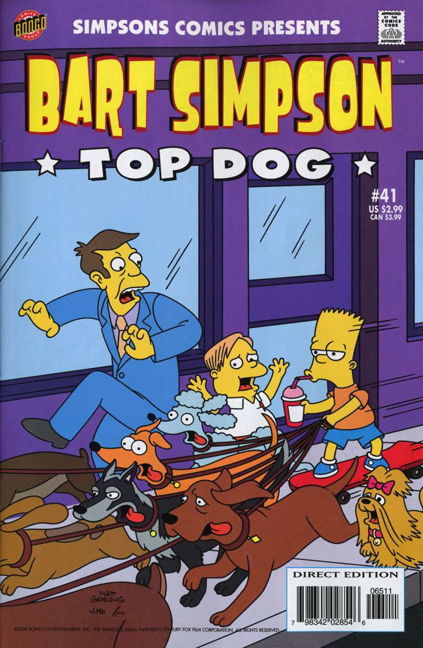 Simpsons Comics Presents Bart Simpson #41 VF ; Bongo Comic Book ...
