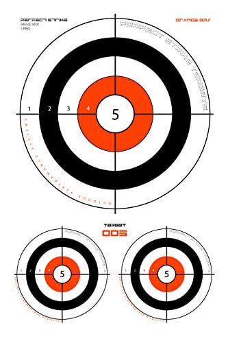 Perfect Strike ARCHERY Targets. ORANGE OPS No. 005 Heavy Paper Targets ...