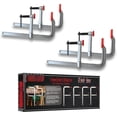 12 Inch Heavy Duty Bar Clamp Set, 4 Pack - Drop Forged Steel F-Clamps ...
