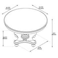 Powell Lenoir Dining Table, Wirebrushed Oak - Walmart.com