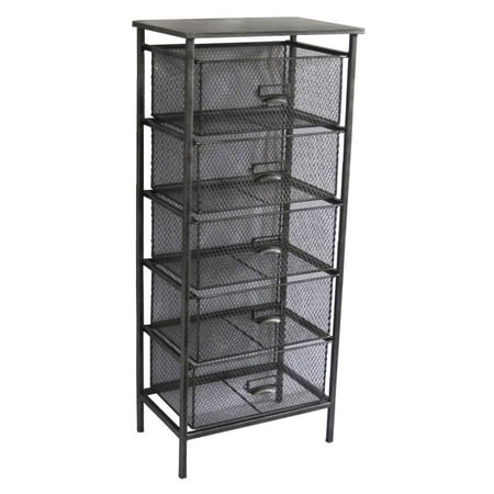 5 Drawers Mesh Wire Storage - Walmart.com