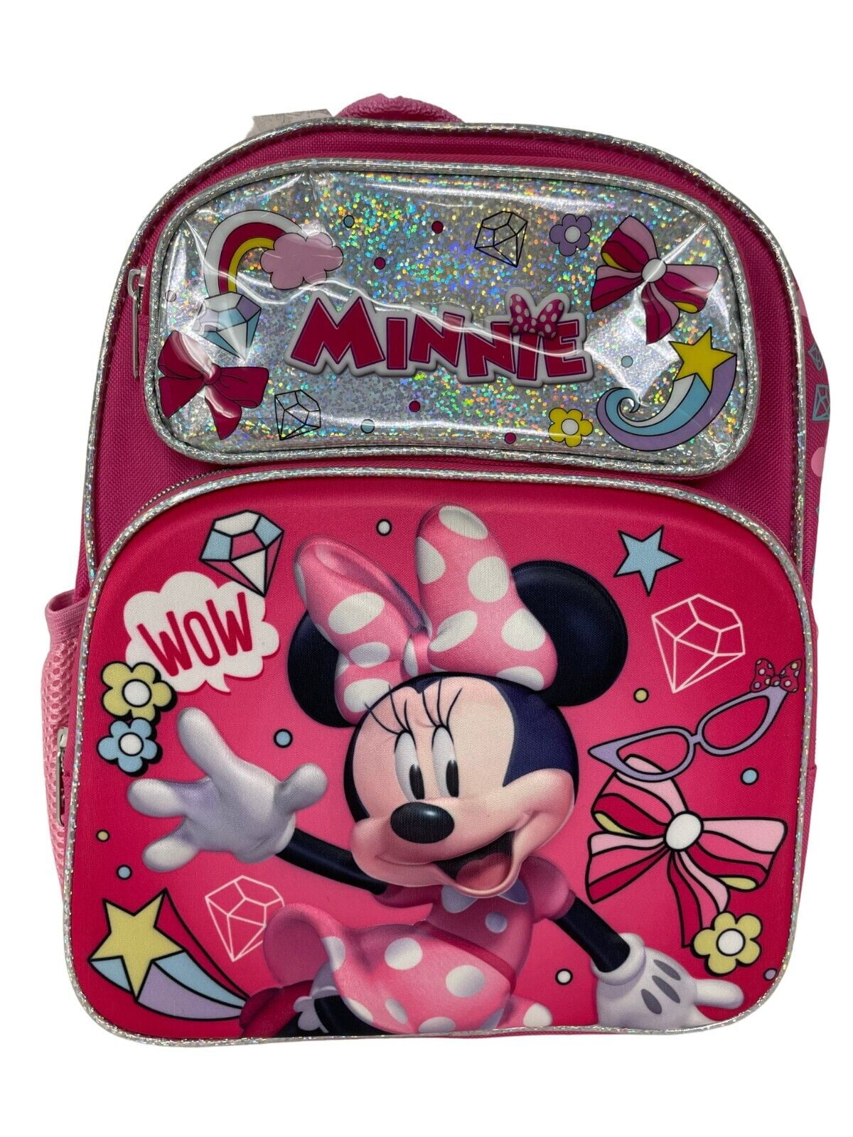 Disney Minnie Mouse 3D Face 12 Inches Toddler Backpack - Walmart.com