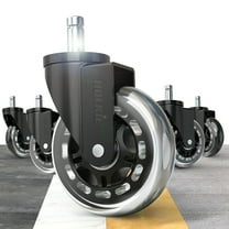 Stealtho Heavy Duty Swivel Office Chair Caster Wheels, Non-Marking ...