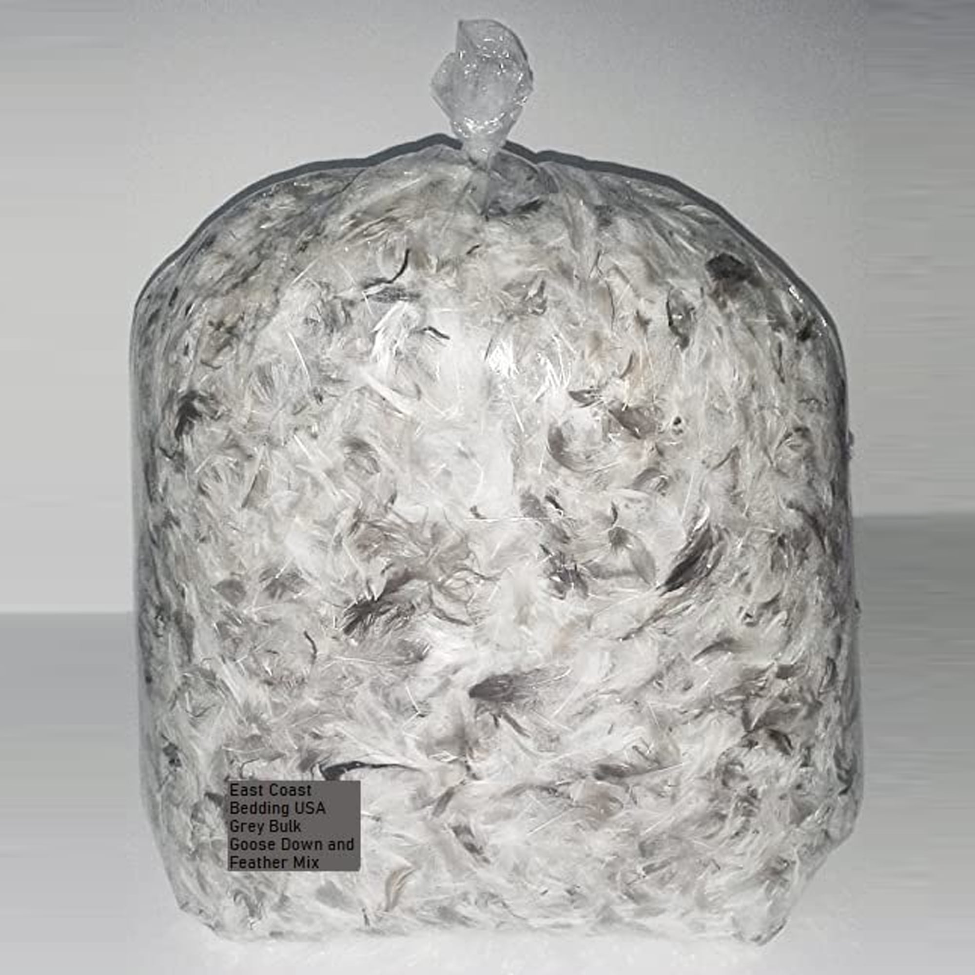 East Coast Bedding 10/90 Blend Gray Goose Down Feather Pillow Filler ...