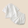 Boys Summer Outfit Traditional Tang Loose Fit Short Sleeve Shirt with ...