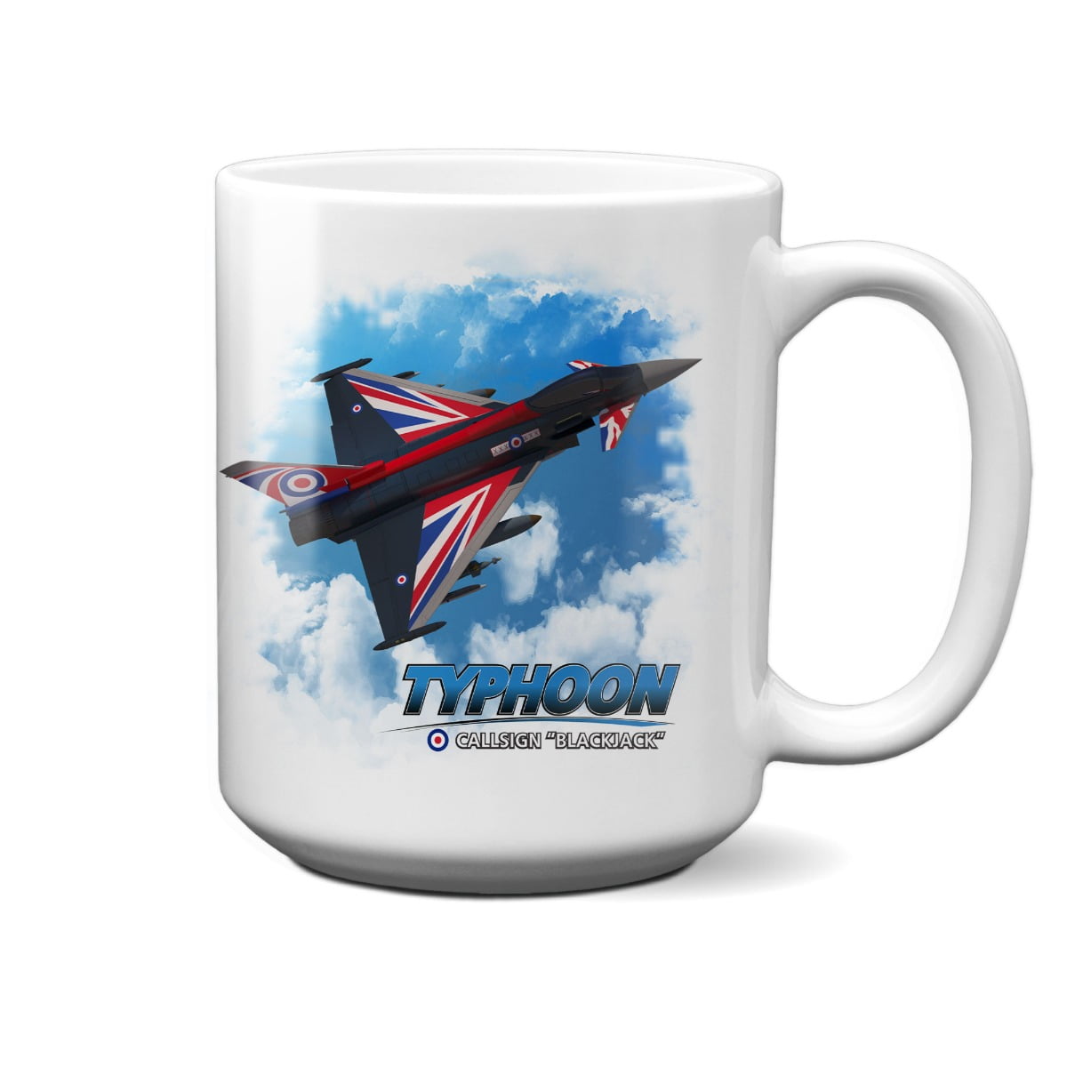 Typhoon UK Union Flag Eurofighter 15oz Mug - Walmart.com